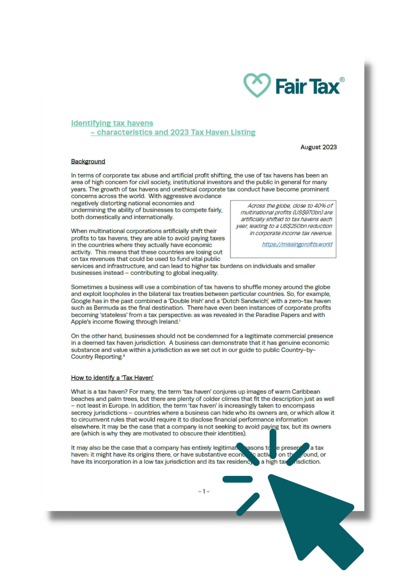 Fair Tax Foundation updates list of tax havens